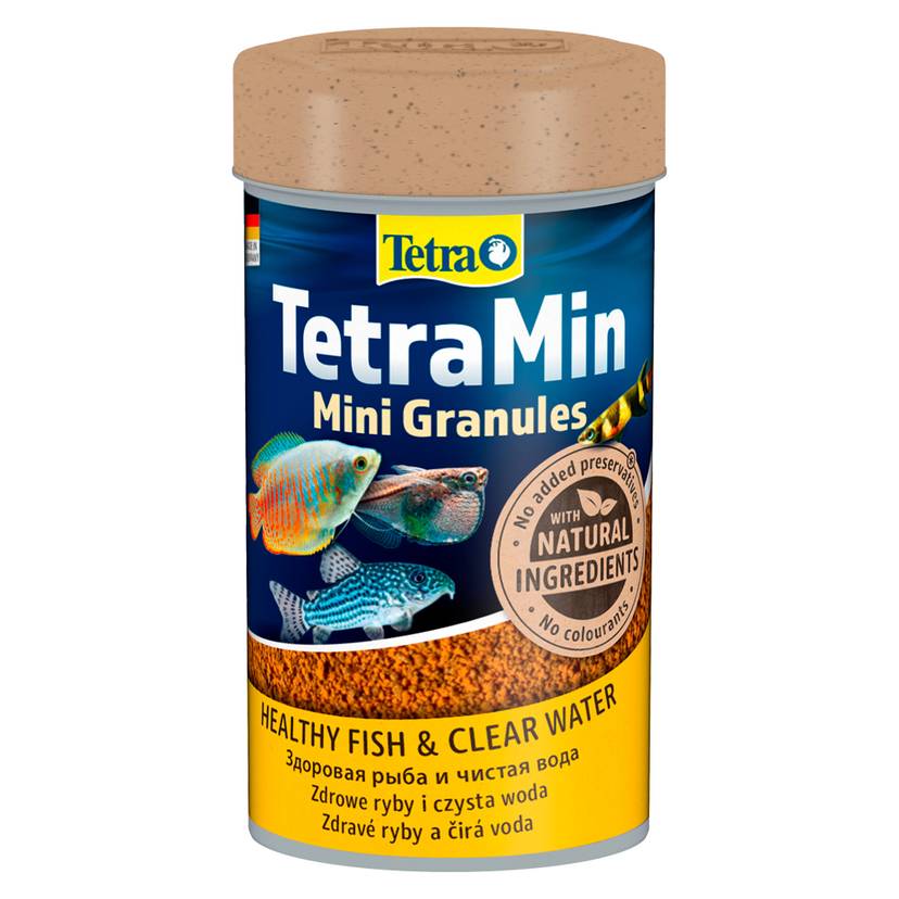 Tetra Min Mini Granules Корм для рыб в мелких гранулах, 100 мл — купить ...